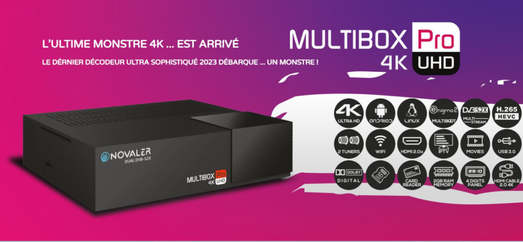 نوفالير برو الجديد NOVALER MULTIBOX 4K PRO - M N Technology